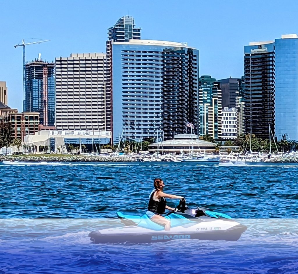 San Diego Jet Ski Rentals Best View of the San Diego Bay